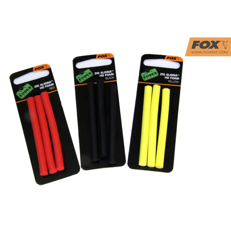 Fox - Zig Aligna Sleeves - HD Foam - Black | MUR-TACKLE-SHOP